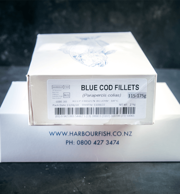 Buy Frozen Blue Cod Fillets | Harbour Fish