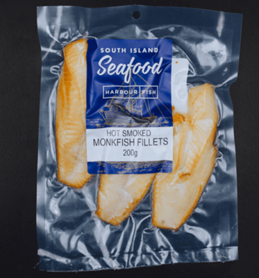 Hot Smoked Monkfish Fillets 200g - Harbour Fish
